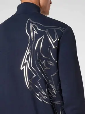 PLEIN SPORT Zip-up Jacket With Stand Collar