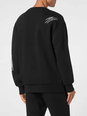 PLEIN SPORT Graphic Print Crewneck Sweatshirt