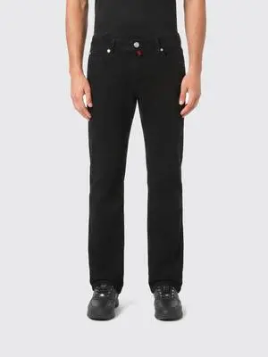 BILLIONAIRE Regular Fit Straight Leg Stretch-denim Jeans With Embroidered Logo