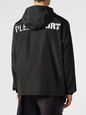 PLEIN SPORT Zip-up Hooded Jacket With Graphic Detail