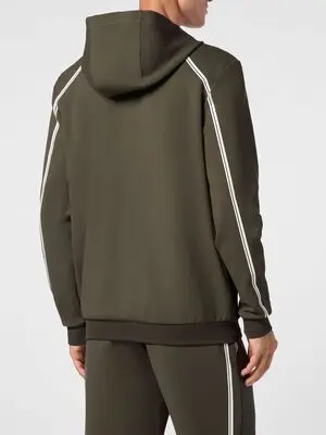 PLEIN SPORT Zip-up Track Jacket With Logo Detailing - Green