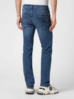 Philipp Plein Five-pocket Skinny Fit Stretch Jeans - Denim