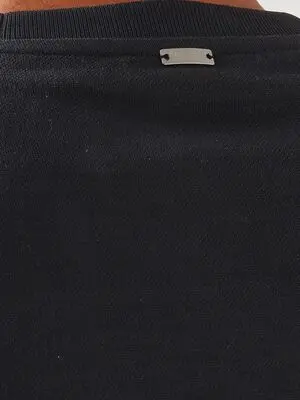 Herno Crew-neck Short-sleeved T-shirt In Cotton - Blue