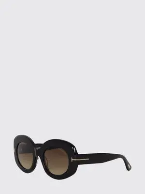 TOM FORD Oval Frame Sunglasses - Black