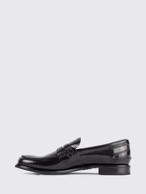 Church's Brushed Leather Penny Loafers With Raised Apron Toe