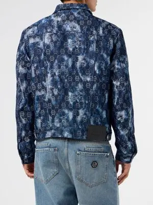 Philipp Plein Printed Denim Jacket