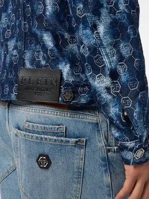 Philipp Plein Printed Denim Jacket