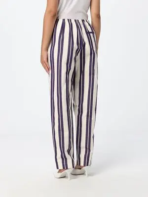 FORTE_FORTE Striped Wide Leg Trousers