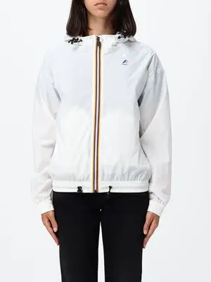 K-WAY Zip-up Hooded Jacket - White