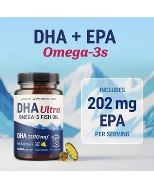 MAV NUTRITION High Dha Fish Oil Softgels