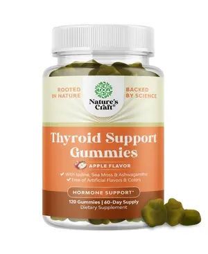 NATURE'S CRAFT Thyroid Support Gummies - No Color