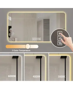 LAOTIES Led Bathroom Vanity Mirror With Lights