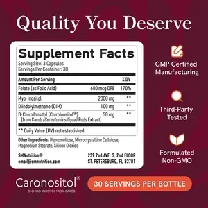 SMNUTRITION Inositol+dim+folate Capsules