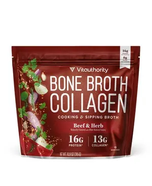 VITAUTHORITY Us Vita Bone Broth Collagen Beef & Herb 310g Pouch - No Color