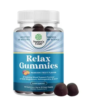 NATURE'S CRAFT Calming Gummies For Adults With Ashwagandha And Magnesium - No Color