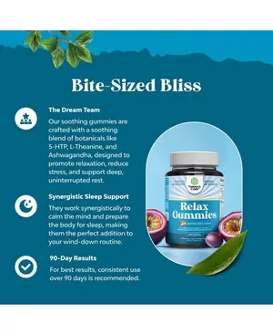 NATURE'S CRAFT Calming Gummies For Adults With Ashwagandha And Magnesium