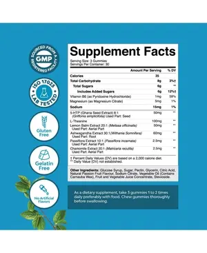 NATURE'S CRAFT Calming Gummies For Adults With Ashwagandha And Magnesium