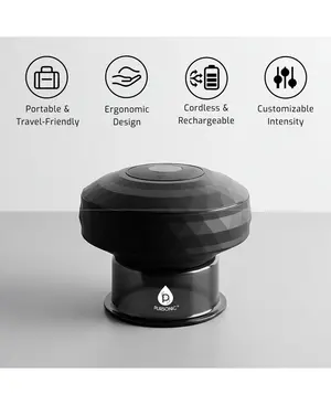 PURSONIC The Ultimate Recovery And Alignment Duo Rechargeable Cupping Therapy Device And Back Stretching Device