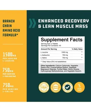 NATURE'S CRAFT Bcaa Tablet Supplement