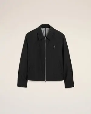 AMI Paris Nylon Jacket With De Coeur