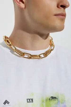 Balenciaga Brass Necklace
