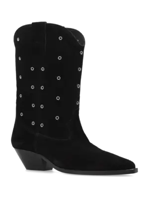 Isabel Marant Étoile Suede Heeled Ankle Boots "duerto