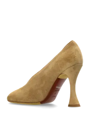 Moschino Suede Heeled Shoes