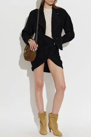 Isabel Marant Étoile Suede Heeled Ankle Boots `eldra