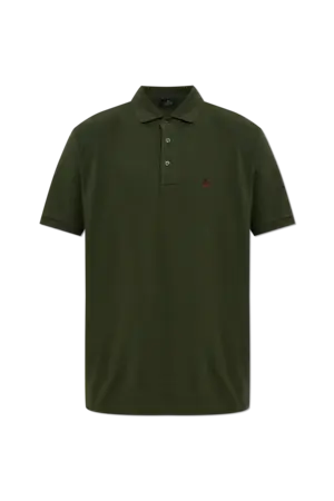 Etro Polo With Embroidered Logo - Green