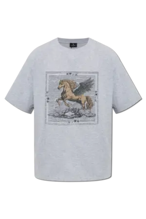 Etro T-shirt With Print - Grey