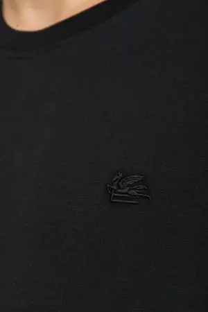 Etro T-shirt With Embroidered Logo