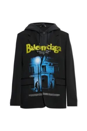 Balenciaga Blazer With An Attached Hood