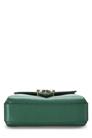 Gucci Grained Leather Shoulder Bag - Green
