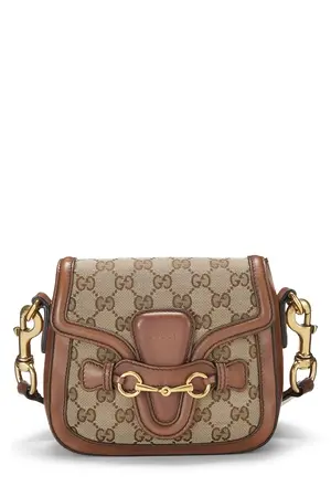 Gucci Lady Web Shoulder Bag - Beige