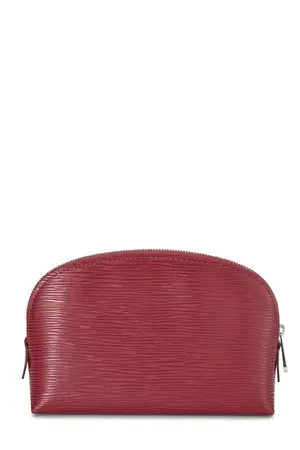 LOUIS VUITTON Rouge Epi Pochette Cosmetique