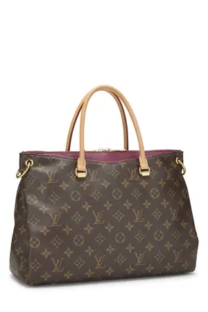 LOUIS VUITTON Monogram Canvas Pallas Nm Bag - Brown