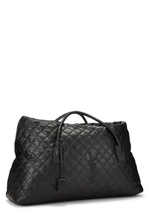 Saint Laurent Calfskin Quilted Travel Bag