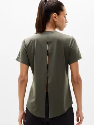 Athleta Trainknit Tee - Jungle