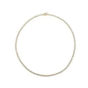 MISS CECILIA Gold / Silver Bubble Tennis Necklace