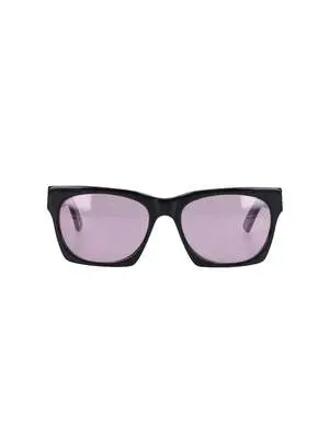 FACE.HIDE Square Frame Sunglasses - Black