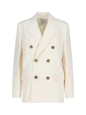 AMI Paris 100% Virgin Wool Jacket - White