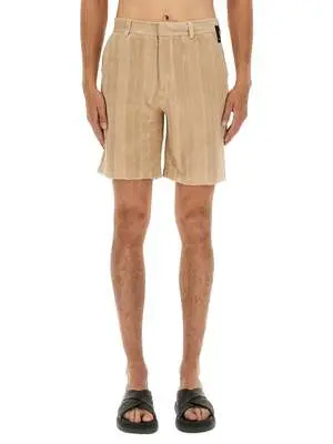 Fendi Cotton Sea Boxer Swimwear - Beige