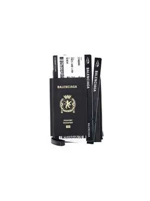 Balenciaga Calf Leather Wallet - Black