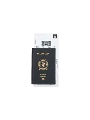 Balenciaga Leather Wallet - Black