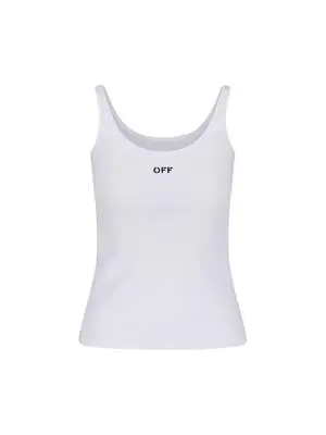 Off-white Layered Camis Tanks For Women