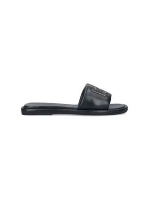 Tory Burch Leather Sandals - Black