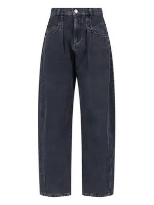 Isabel Marant Étoile 100% Cotton Jeans - Black