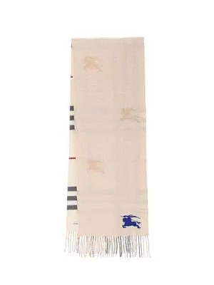 Burberry Burberry 100% Cashmere Scarf For Women Grey