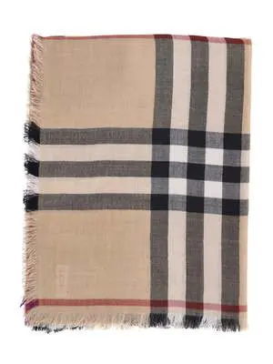 Burberry Fringed Edge Wraparound Scarf