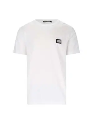 Dolce & Gabbana 100% Cotton T-shirt, Light And Natural - White